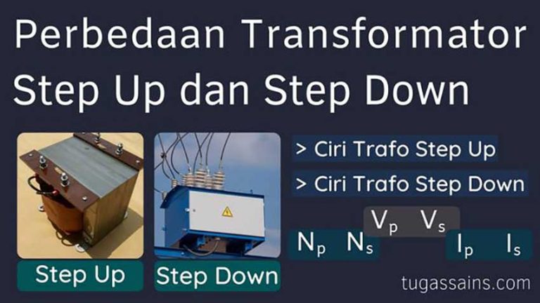 Perbedaan Transformator Step Up dan Step Down | Tugassains Com