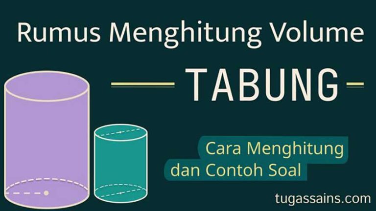 Rumus Menghitung Volume Tabung | Tugassains Com