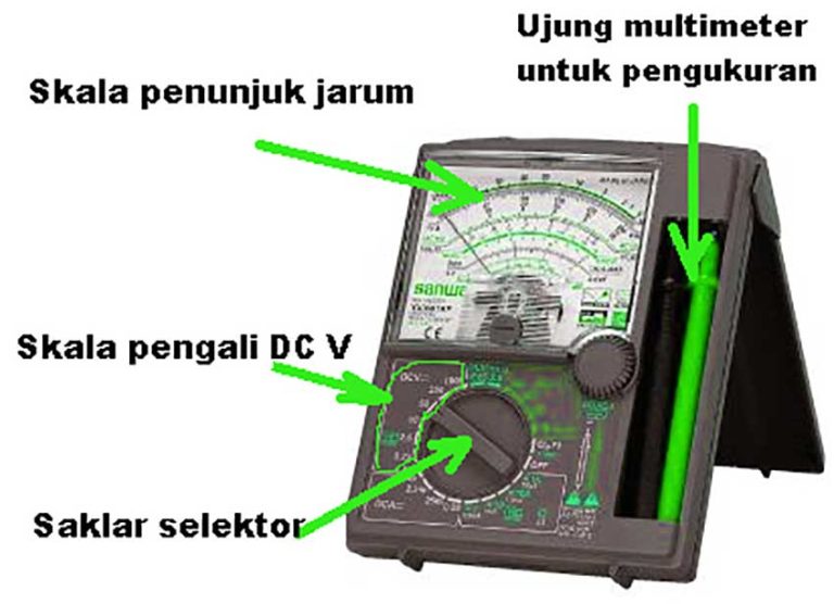 Urutan Langkah yang Tepat untuk Mengukur Tegangan Menggunakan Multimeter | Tugassains Com