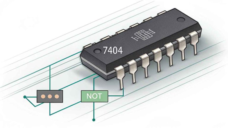 Mengenal 7404: IC Inverter (NOT) dengan Enam Gerbang dan Fungsinya dalam Rangkaian Digital ...