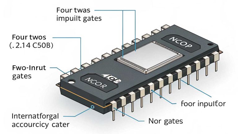 IC 4001 CMOS dengan Empat Gerbang NOR Dua Input dan Fungsinya dalam ...