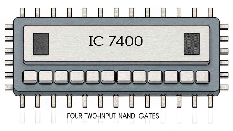 Mengenal IC 7400: Komponen Logika Digital dengan Empat Gerbang NAND Dua Input | Tugassains Com